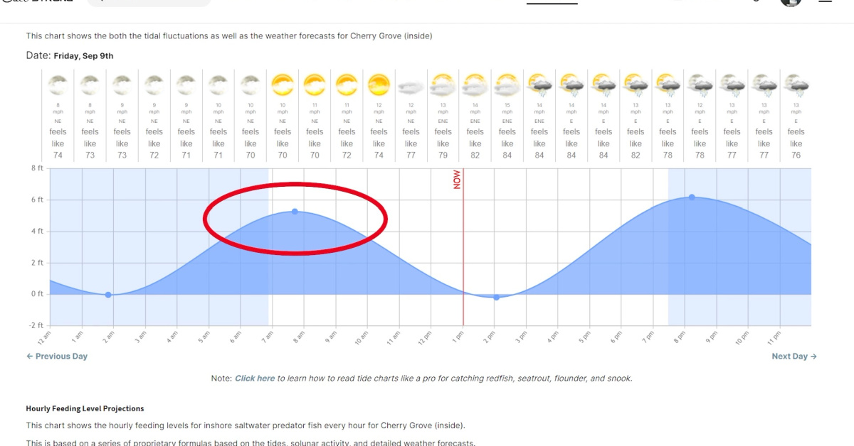 How To Fish A Big Tide Swing